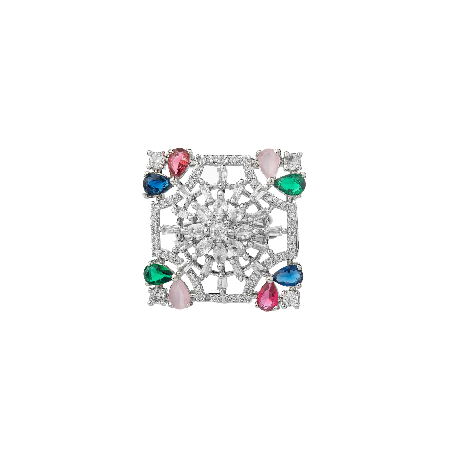 RANGOLI SQUARE RINGS - Yaman Creation